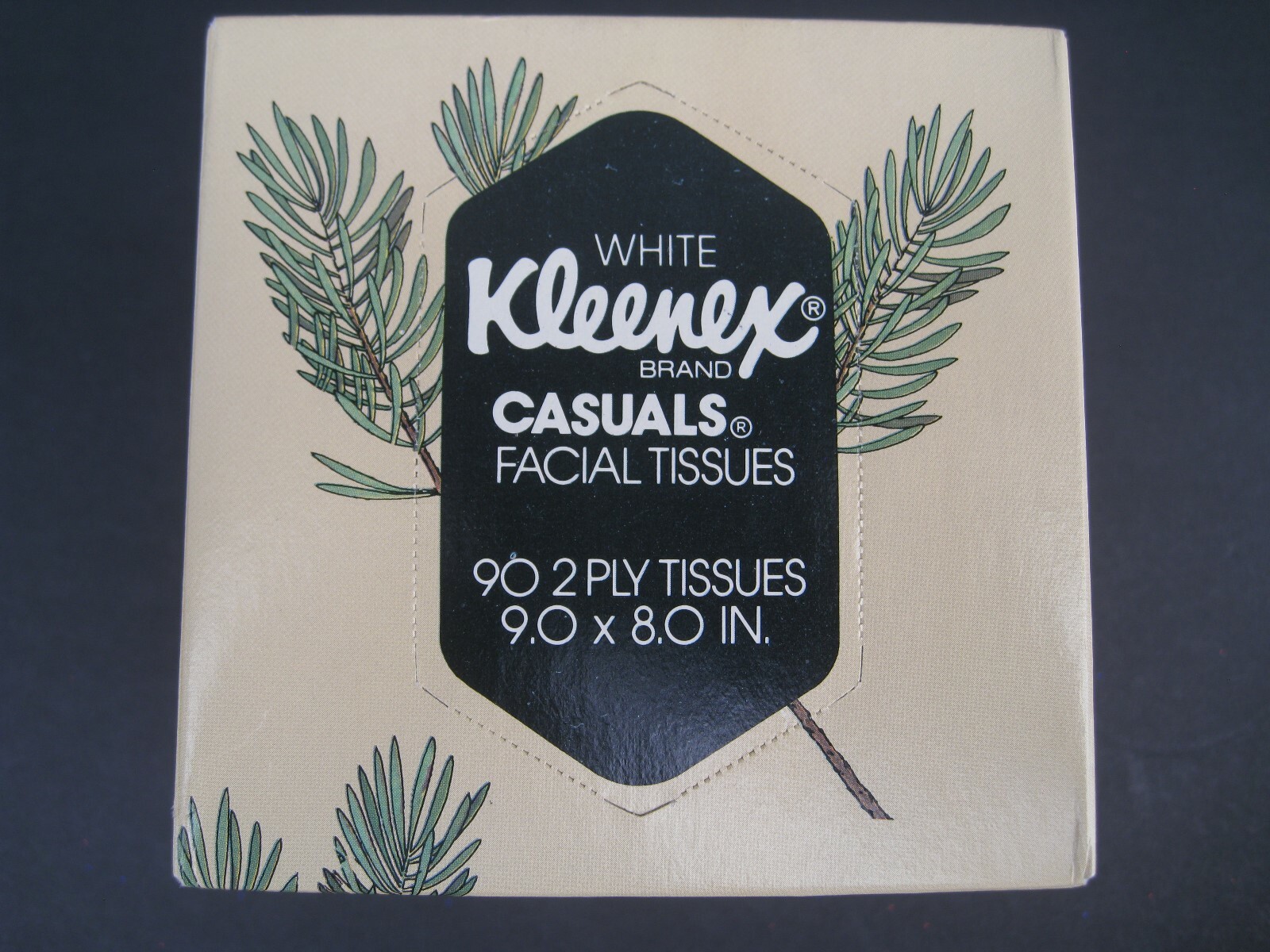 Vintage Kleenex 1924-1984 Facial Tissues 90 2-Ply Square Box | eBay