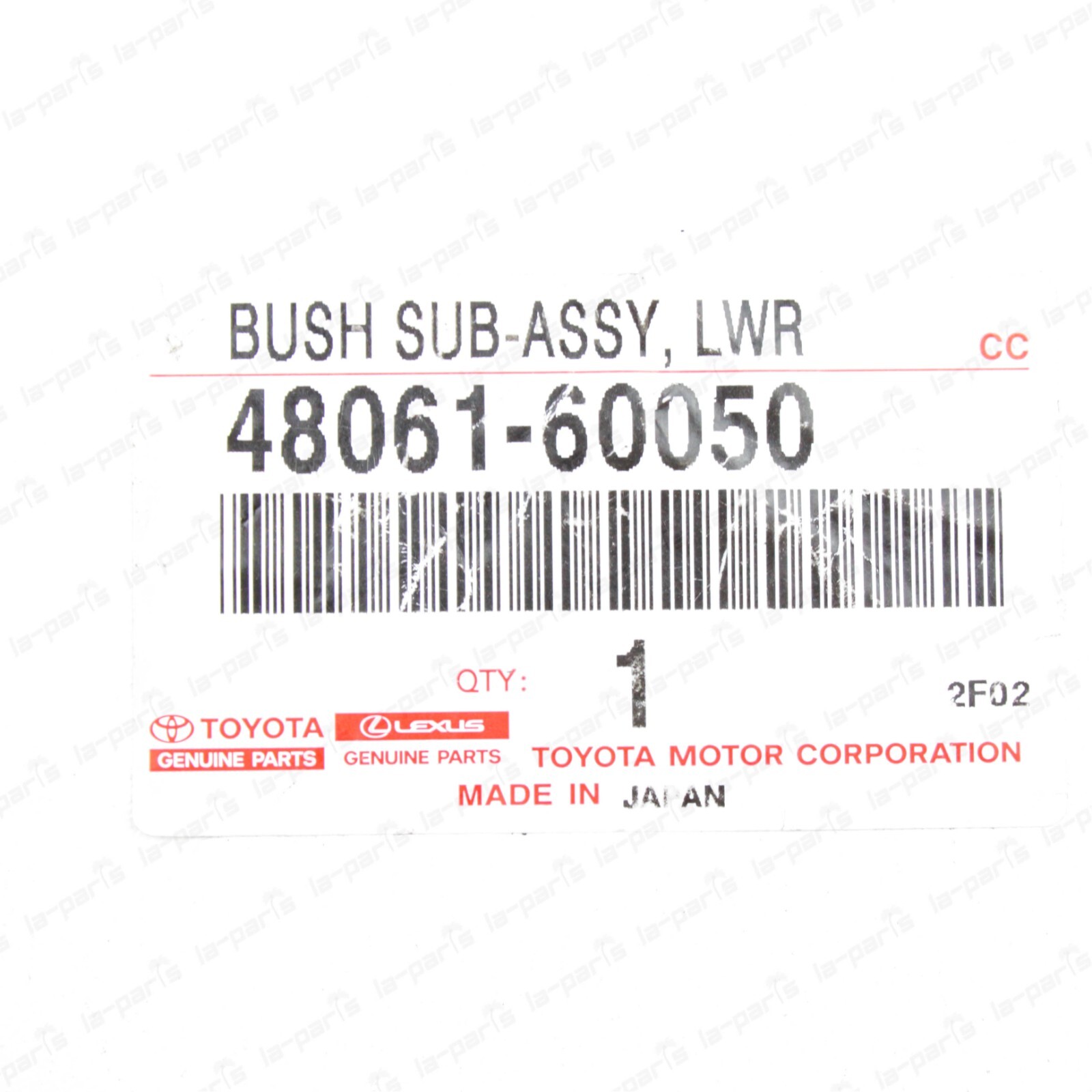 New Genuine Toyota Lower Arm Bush 48061-60050 | eBay