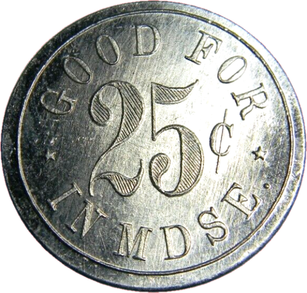 Camp Williams, Wisconsin Post Exchange Camp Williams 25¢ Token (02178 ...