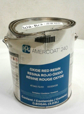 PPG Amercoat 240 Oxide Red Resin AT240-72/01 00334139 0.80 Gal | eBay