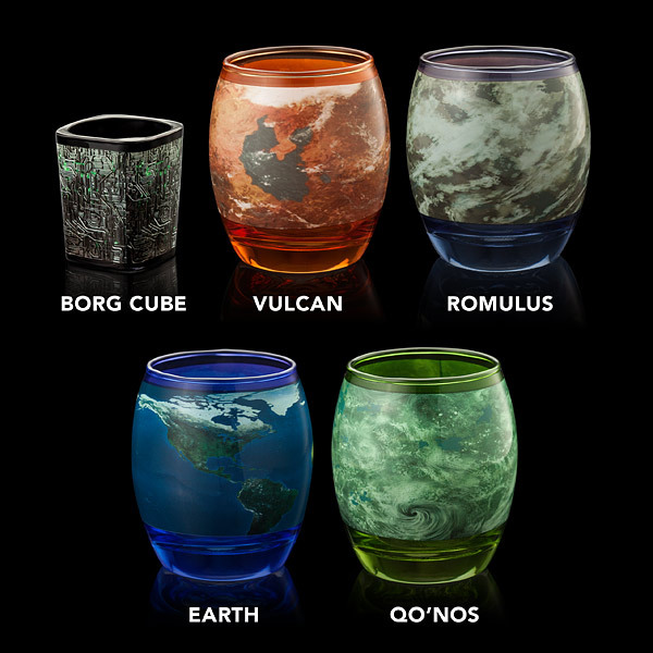 Solar System Glassware Set