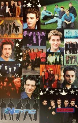 Nsync Shot Collage 2000 Vintage Poster 22.5 x 34.5 | eBay