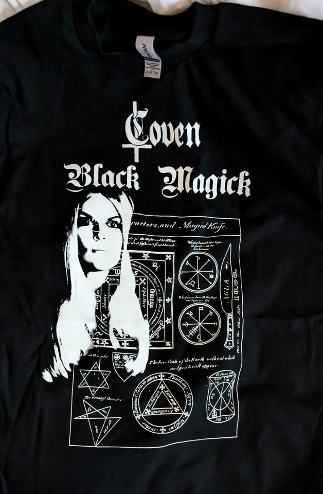 COVEN BAND Jinx Auth.*BRAND NEW* MAGICK Symbols t-shirt, Witchcraft, SZ ...