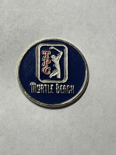 Rare TPC Myrtle Beach 1" Coin Style Golf Marker - Murrells Inlet, SC ...