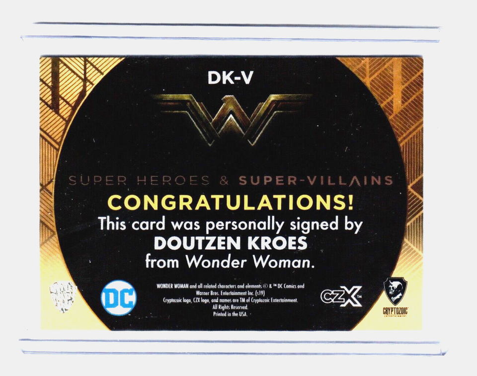 CZX DC Super Heroes & Villains Doutzen Kroes as Venelia Autograph 231/ ...
