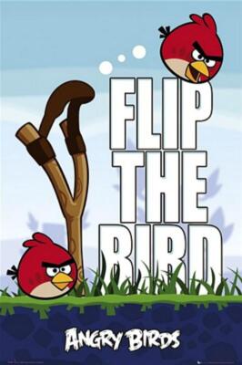 Angry Birds : Flip the Bird - Maxi Poster 61cm x 91.5cm new and sealed ...