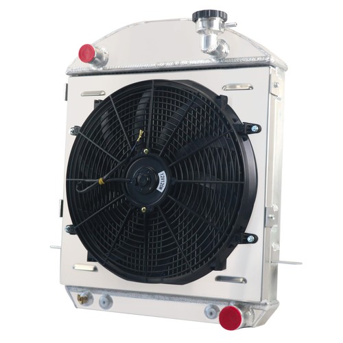 4 Row Radiator Shroud Fan For 1917-1927 Ford Model T Bucket Chevy ...