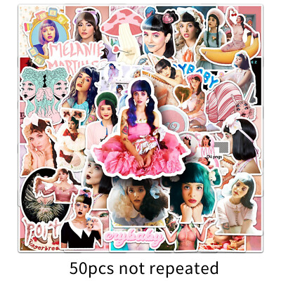 50pcs New Melanie Martinez Singer Stickers Scrapbook Decals Craft DIY ...
