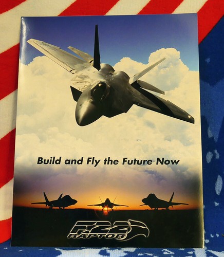 Lockheed Martin F-22 Raptor Airplane Paper Aircraft Military Pamplet ...