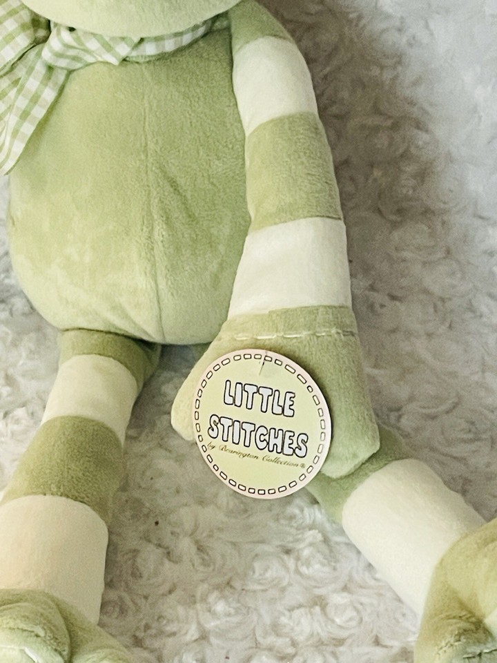 Bearington Baby Collection Plush Little Stitches Frog Jumper New w ...