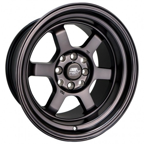 18x8.5 MST Time Attack 5x114.3 40 Matte Black Wheels Rims Set(4) 73.1 ...