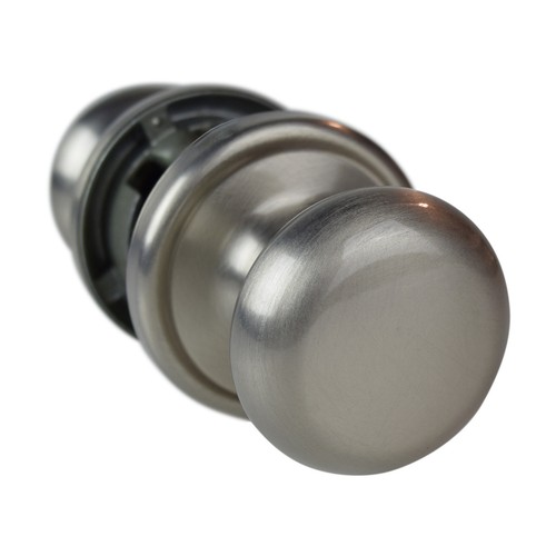 Weiser Hancock Satin Nickel Passage Door Knob, Non-Locking, Hall Closet ...