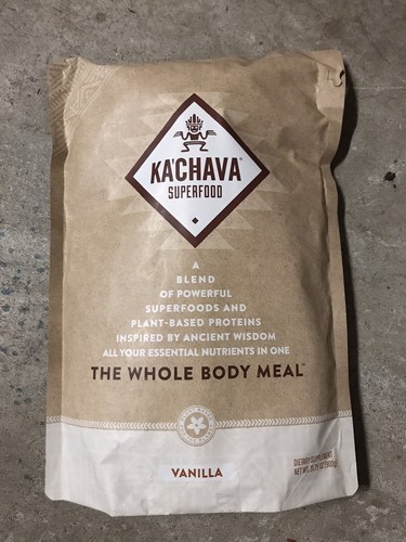 KA’CHAVA Superfood The Whole Body Meal, Vanilla Protein Powder 31.75 OZ ...