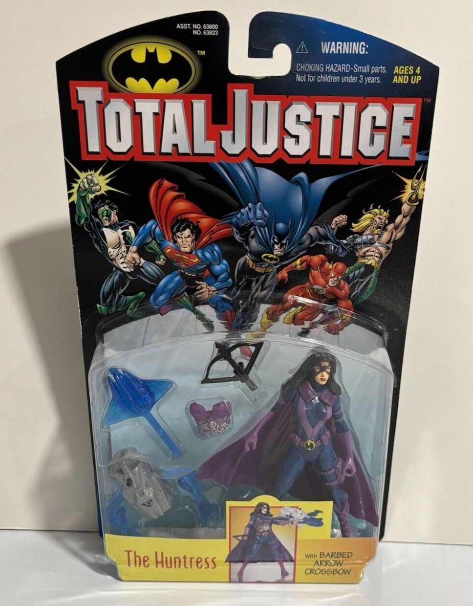 DC Comics The Huntress Total Justice Action Figure MOC Kenner Batman ...