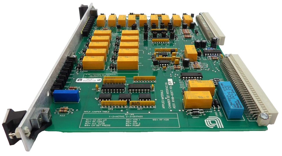 AMAT Applied Materials 0100-02071 Chamber Set Interface PCB Working ...