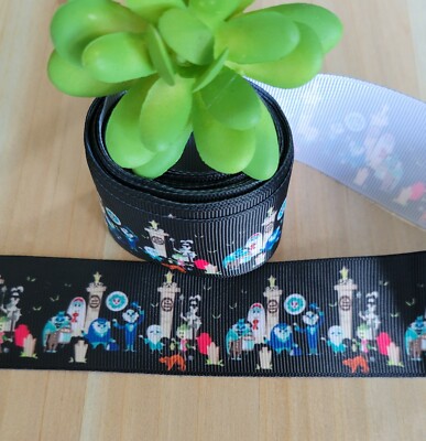 1" (1 YD) Disney's Haunted Mansion Grosgrain Ribbon Madame Loeta Master ...
