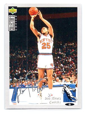 1994 Collector's Choice #290 Doc Rivers Silver Signature Knicks | eBay