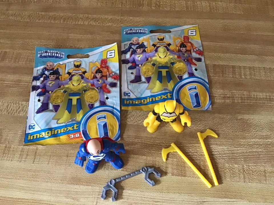 IMAGINEXT Series 6 DC Super Friends Figures**LEX LUTHOR Superman & DUKE ...