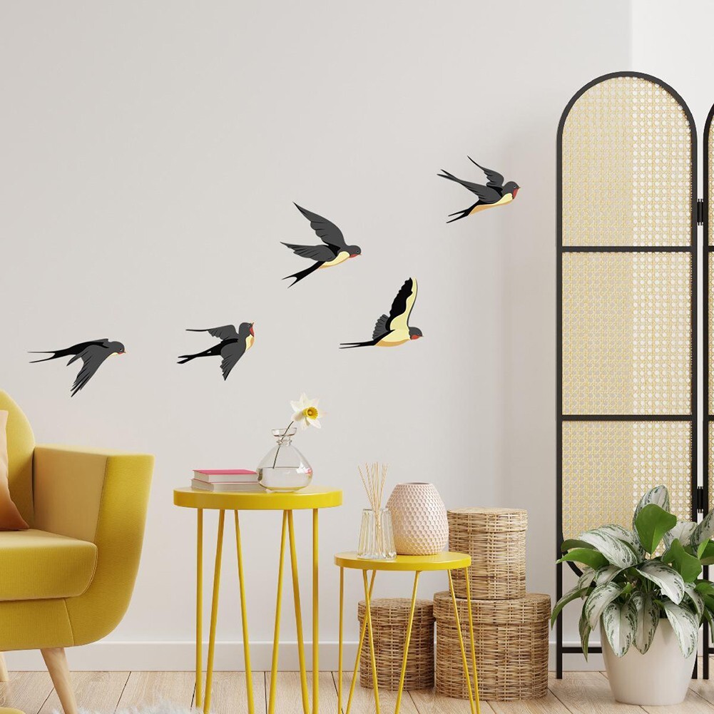 High Quality Wall Stickers Wall Sticker Bird Decals Modern Peelable ...