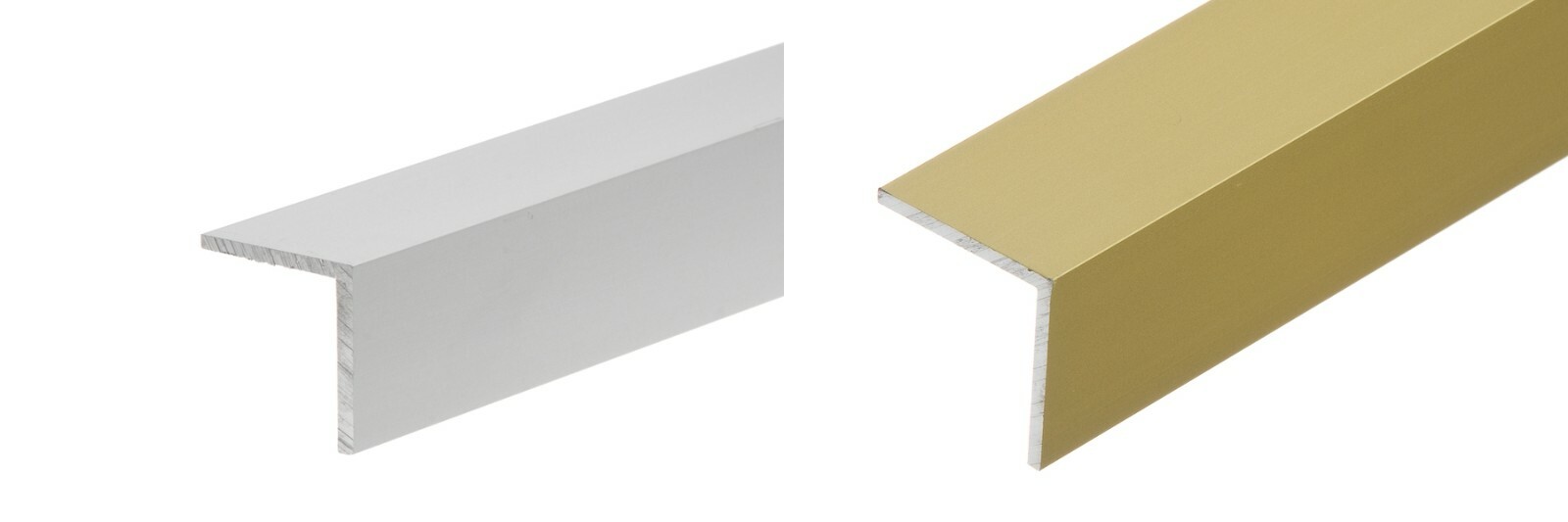 Aluminum Anodised Angle Corner, Equal-Sided Angle Bar, 1 metre, GOLD ...