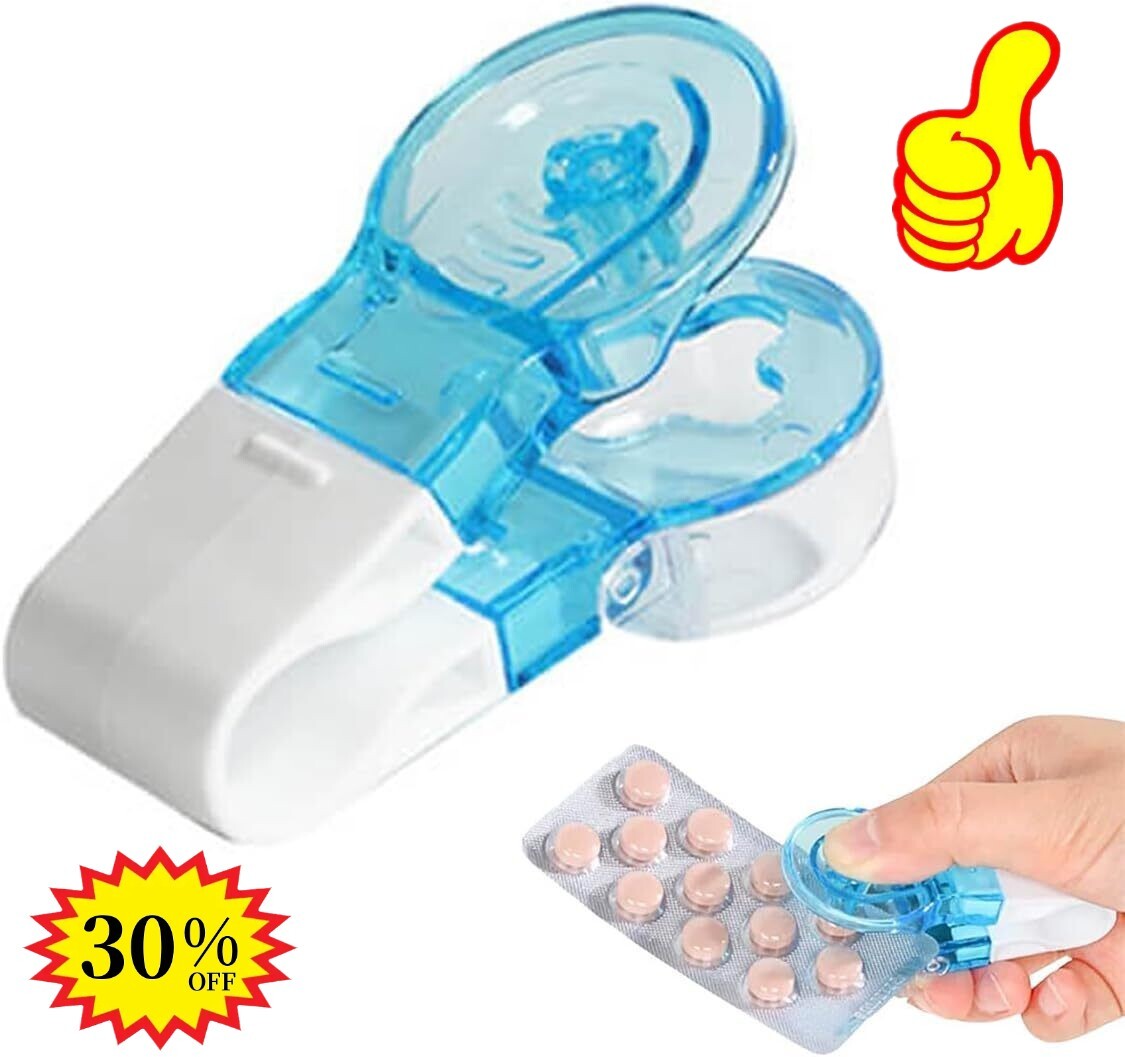 Portable Pill Taker Remover - Tablets Pill Blister Pack Opener ...