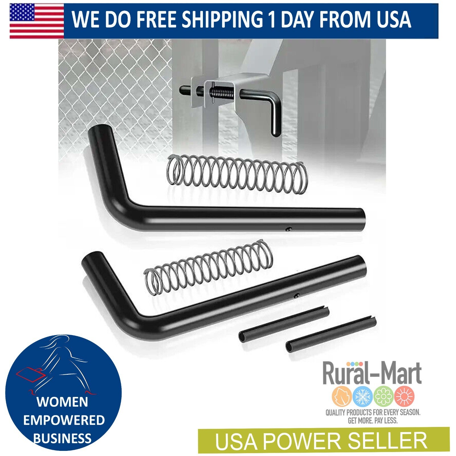 Trailer Gate Spring Latch Kit 819T For Carry-On Utility Trailers-2PACK ...