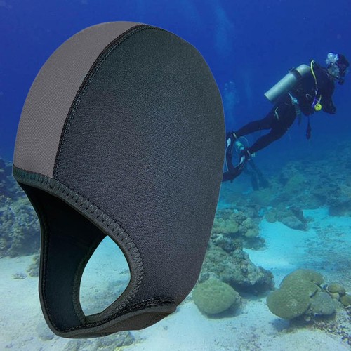 2.5mm Neoprene Scuba Diving Hat Adjustable Swimming Hat Wetsuit Thermal ...