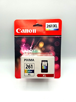 NEW Canon PIXMA 261 XL 261XL Color Fine Ink Cartridge GENUINE OEM ...
