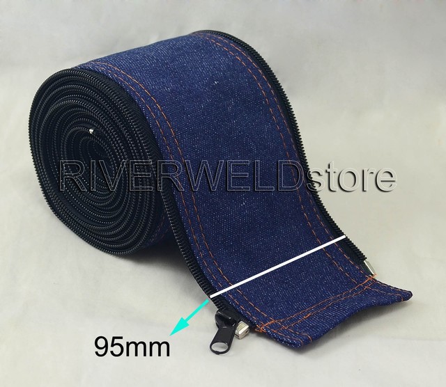 TIG Welding Torch Cable Cover Cowboy ZIPPER Jacket 7.5 Meters & 25 Feet ...