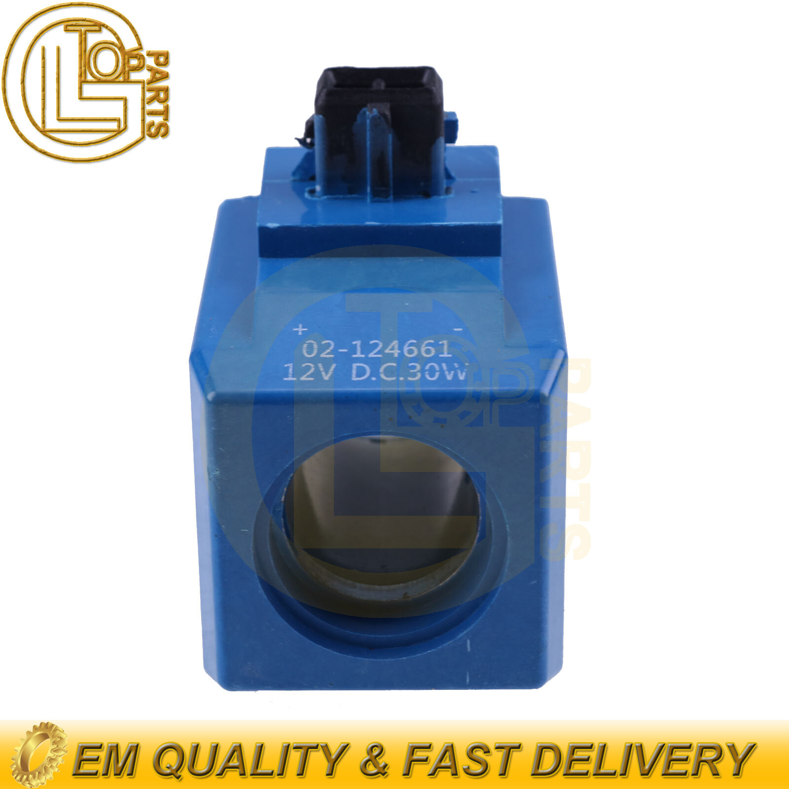 12V 30W Solenoid Coil 02/124661 02124661 02-124661 for Eaton Vickers ...