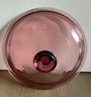 Pyrex VISION WARE Cranberry Glass LID V-1-C Fits 1L Vision Ware Pan | eBay
