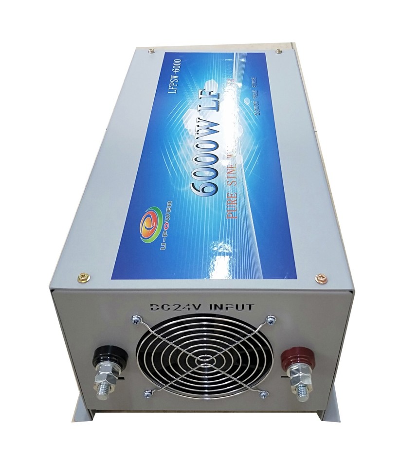 6000W LF Split Phase 24V DC/110V,220V AC 60Hz Pure Sine Wave Power ...