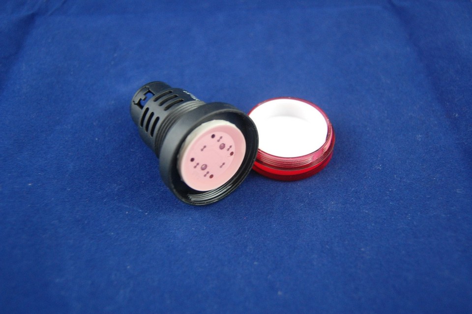 LOT OF 2PCS Pilot light RED Led Lamp 30mm Screw Terminal 12V AC/DC | eBay