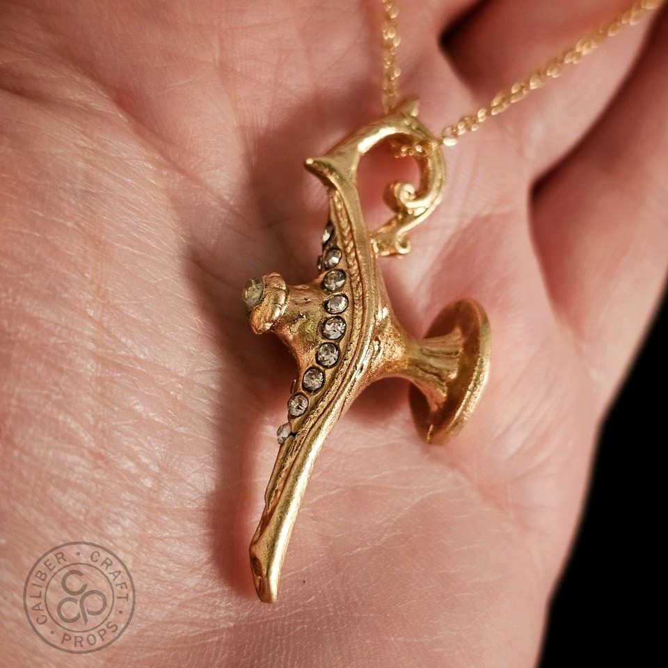 Aladdin Princess Jasmine Magic Lamp Pendant Necklace 20" gold chain ...
