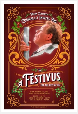 Seinfeld The Strike S9 A Festivus Sitcom Poster Giclee Print Art 24x36 ...