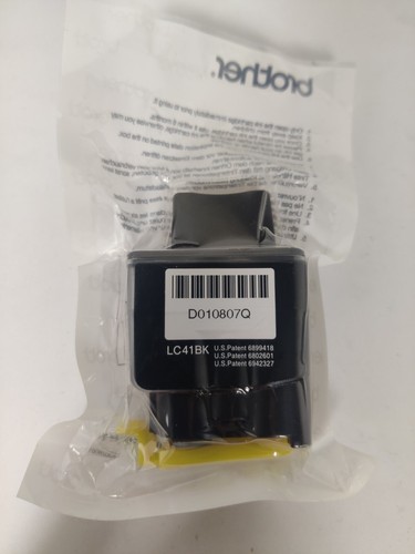 Brother LC41BK LC41 Ink Black Cartridge New 12502610991| eBay
