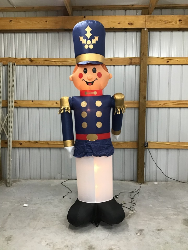 8ft Gemmy Airblown Inflatable Prototype Christmas Toy Soldier #117375 ...