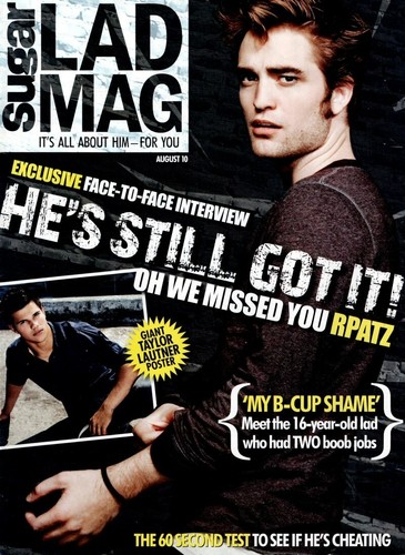 Sugar Lad Robert Pattinson Taylor Lautner Twilight Kristen Stewart ...