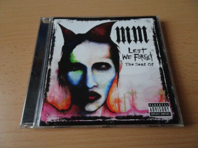 CD Marilyn Manson - Lest we Forget - The Best of - 2004 - 18 Songs ...
