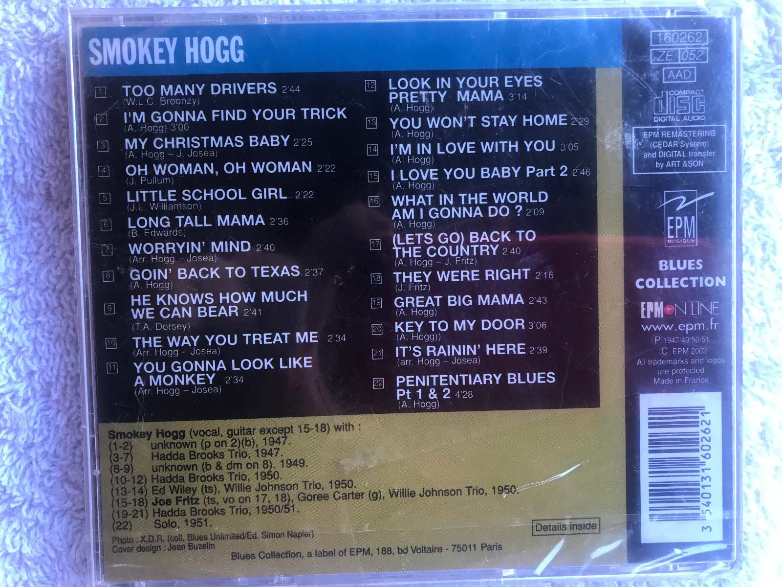 Smokey Hogg Good Morning Little School Girl 1945 - 1951 CD Blues ...