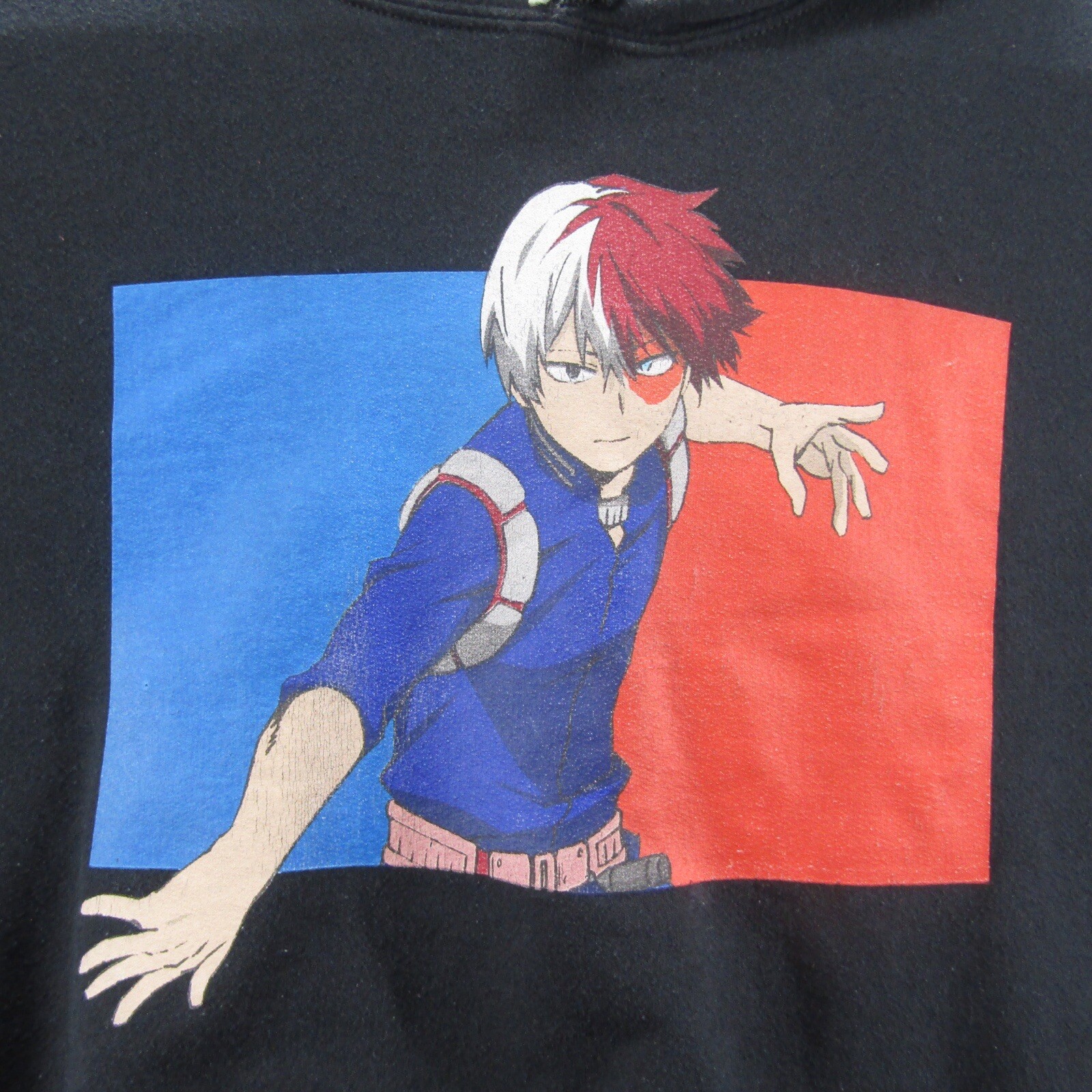 Shoto Todoroki My Hero Academia Mens Small Hoodie Gra… - Gem