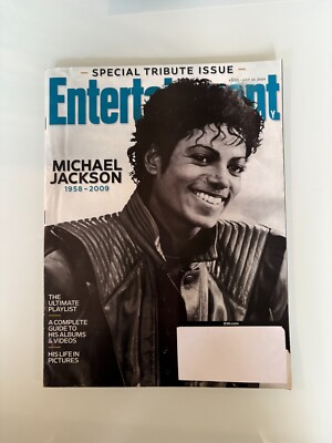 Entertainment Magazine Michael Jackson Special Tribute Issue #1055 July ...