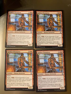 Keldon Champion x4 - NM - Eternal Masters MTG Red Uncommon | eBay