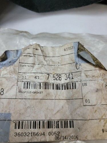 OE Mini Cooper 11 61 7 528 341 Intake Manifold Cover Gasket 11617528341 ...