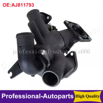 Water Outlet & Thermostat Housing For Jaguar S-Type XJ8 XK8 XKR XF 4.2 ...
