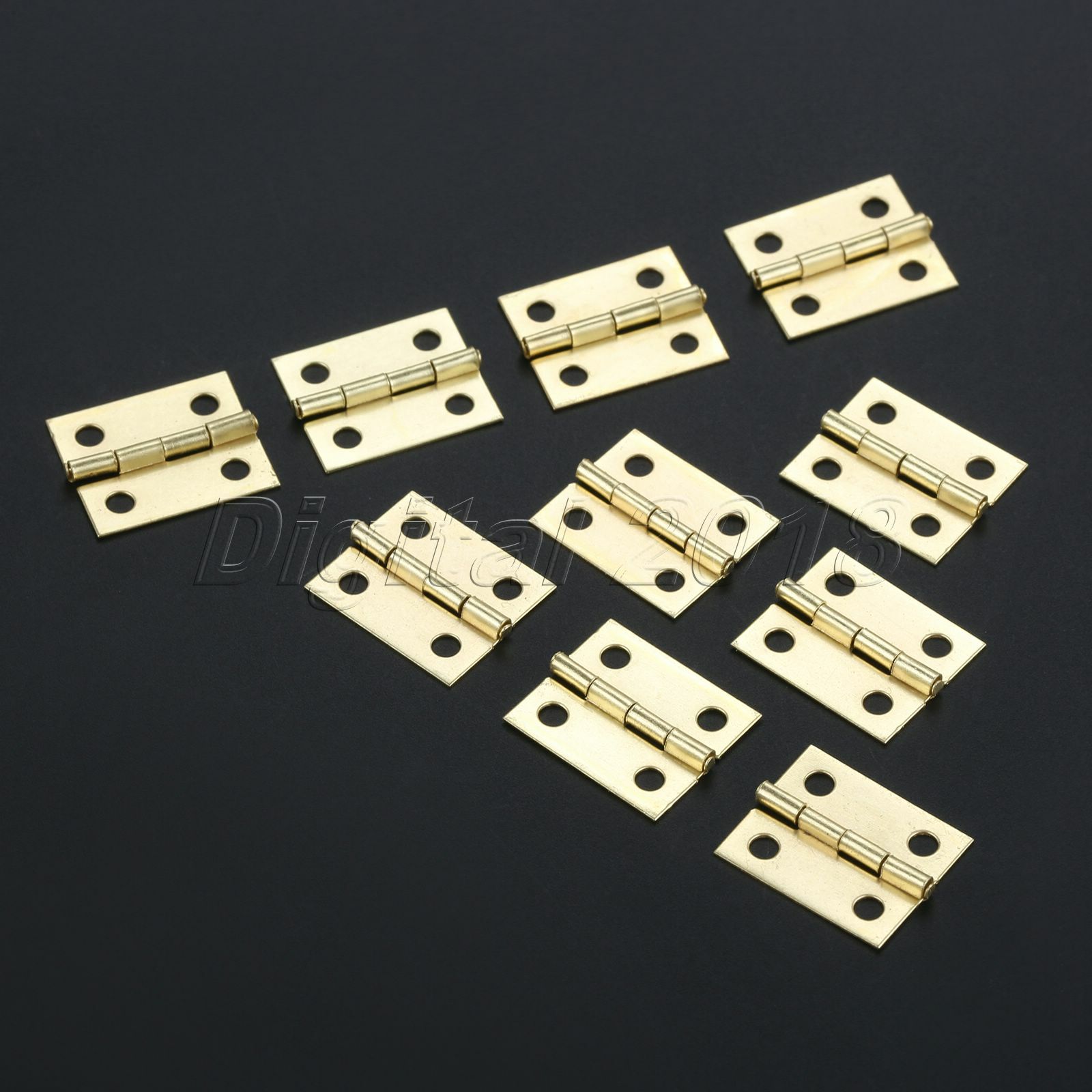 20pcs Mini Cabinet Chest Box Hinges Antique Luggage Hinge Furniture ...