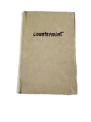 1959 Book BOOKS Music COUNTERPOINT Chorale Voice Canons Fugue Inversion ...