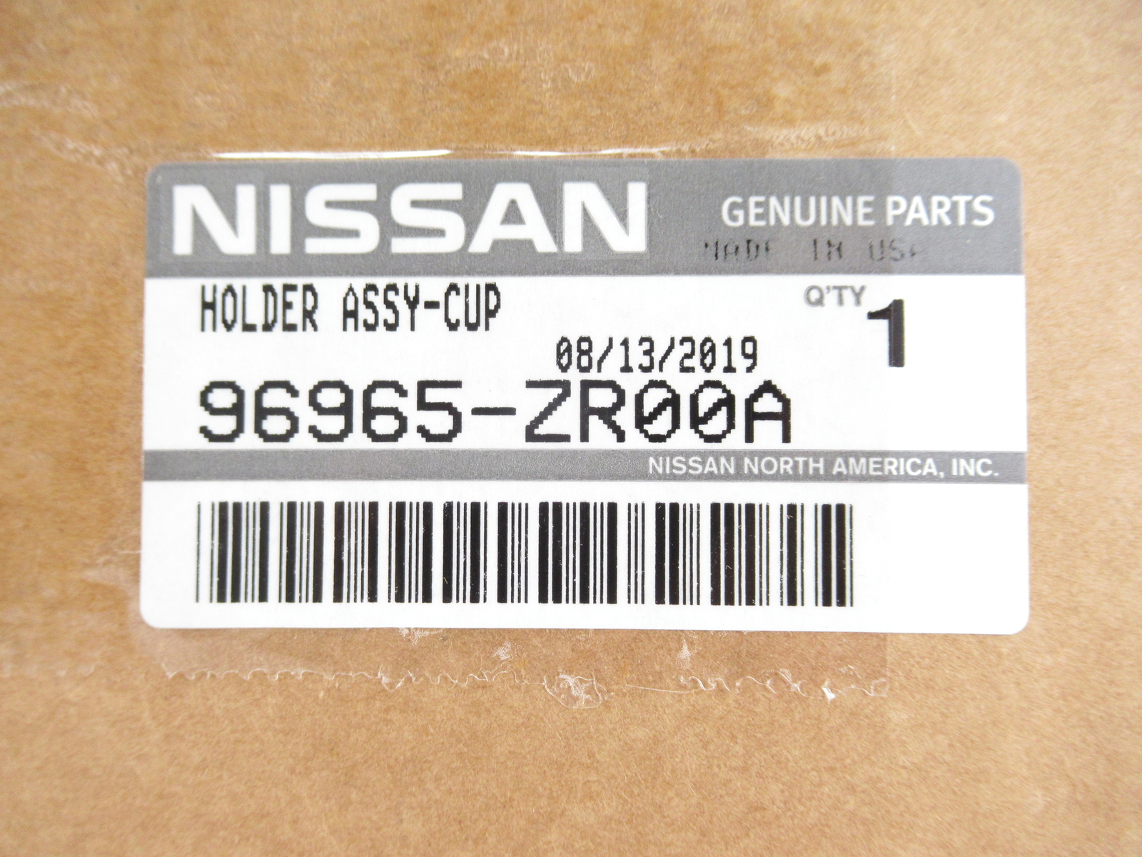 Genuine OEM Nissan 96965-ZR00A Center Console Rear Cupholder Assembly ...