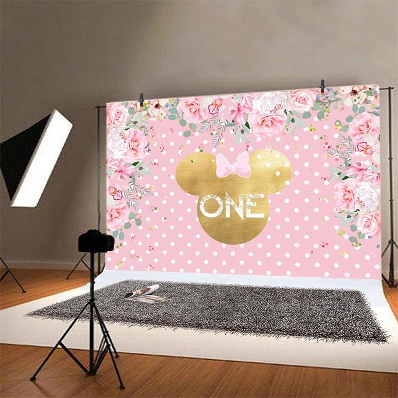 Baby Minnie Mouse 1st Birthday Wallpaper