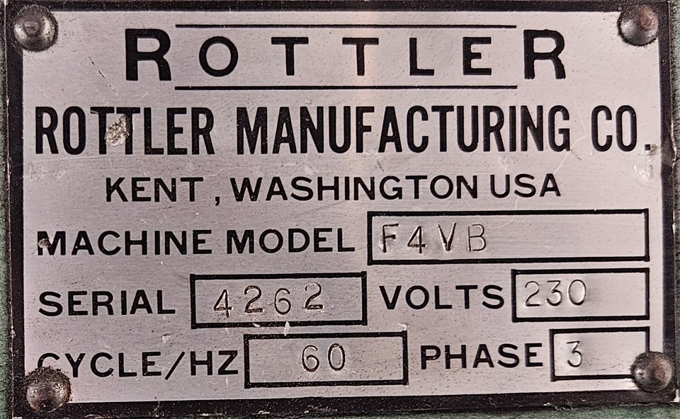 Rottler F4VB Boring Machine | eBay